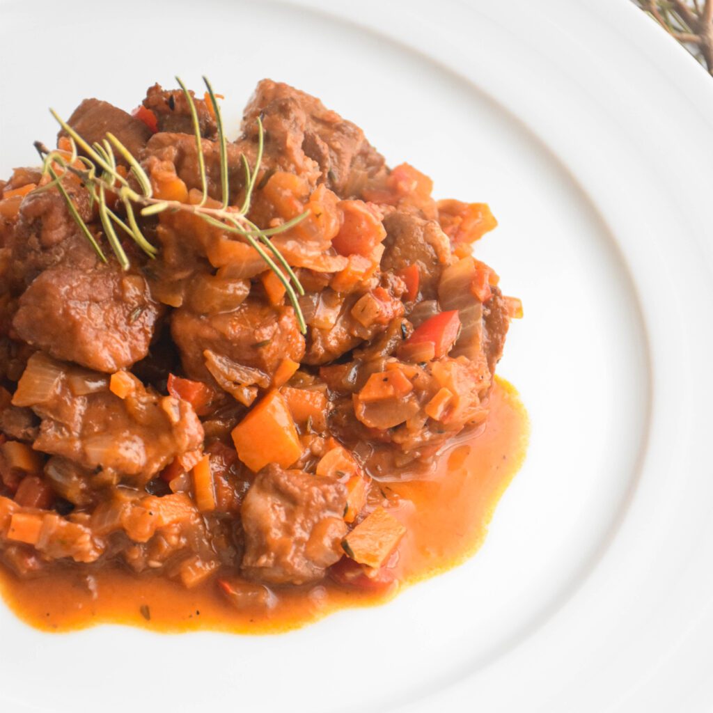 Receta paso a paso de: Estofado de carne